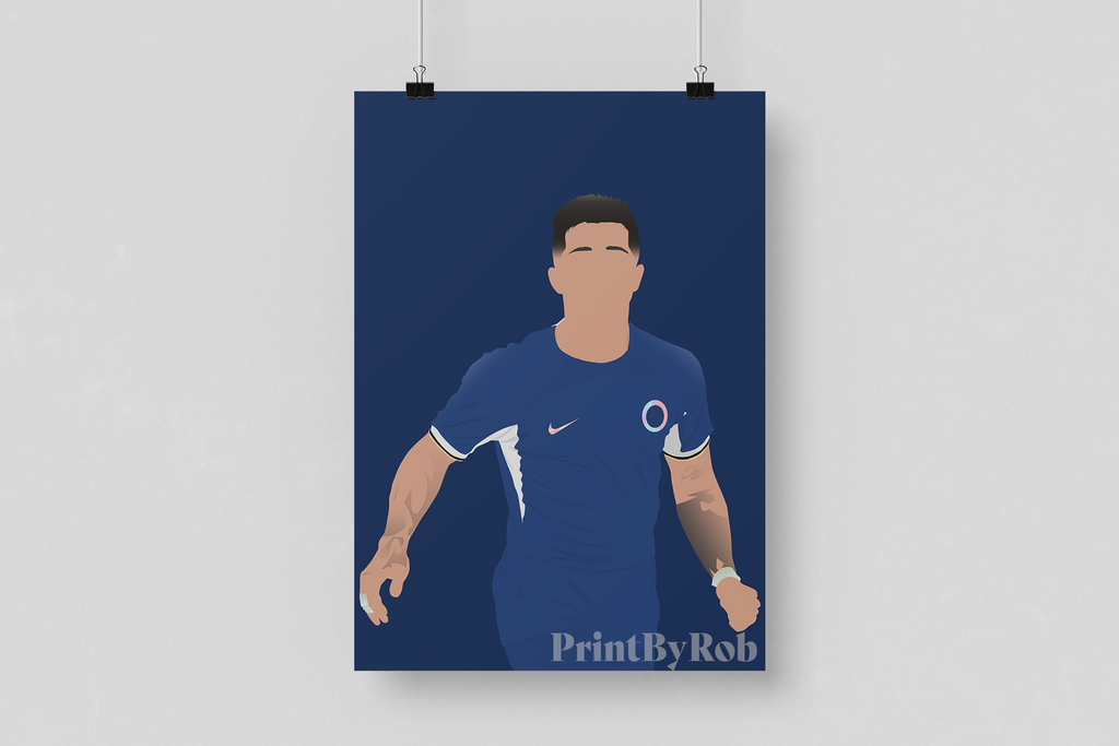 Enzo Fernandez - Chelsea FC Prints – Print By Rob