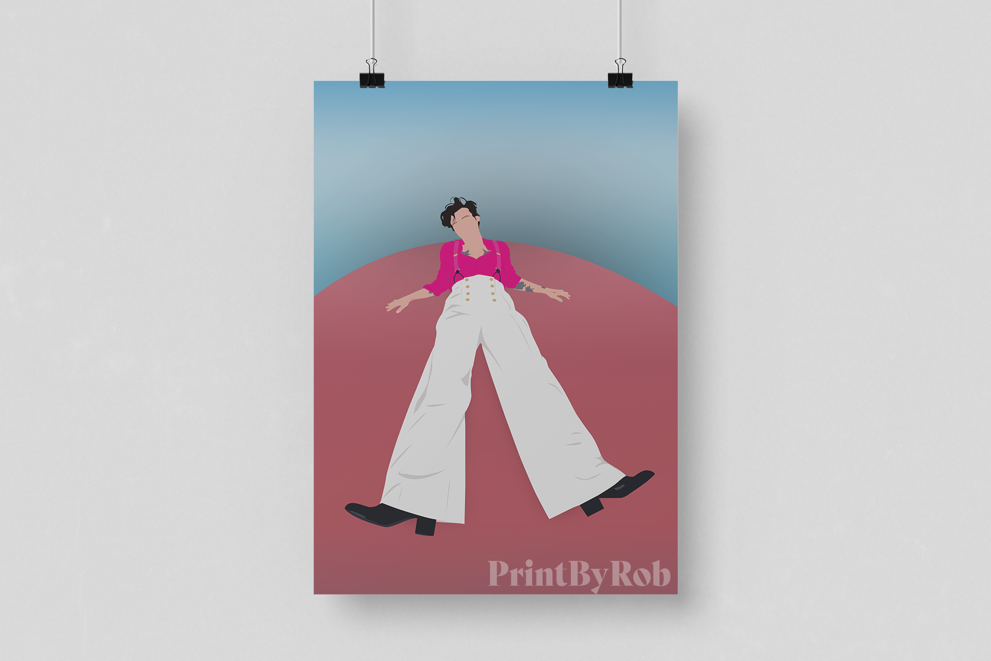 Harry Styles Print - Fine Line Album Cover Poster – Print By Rob
