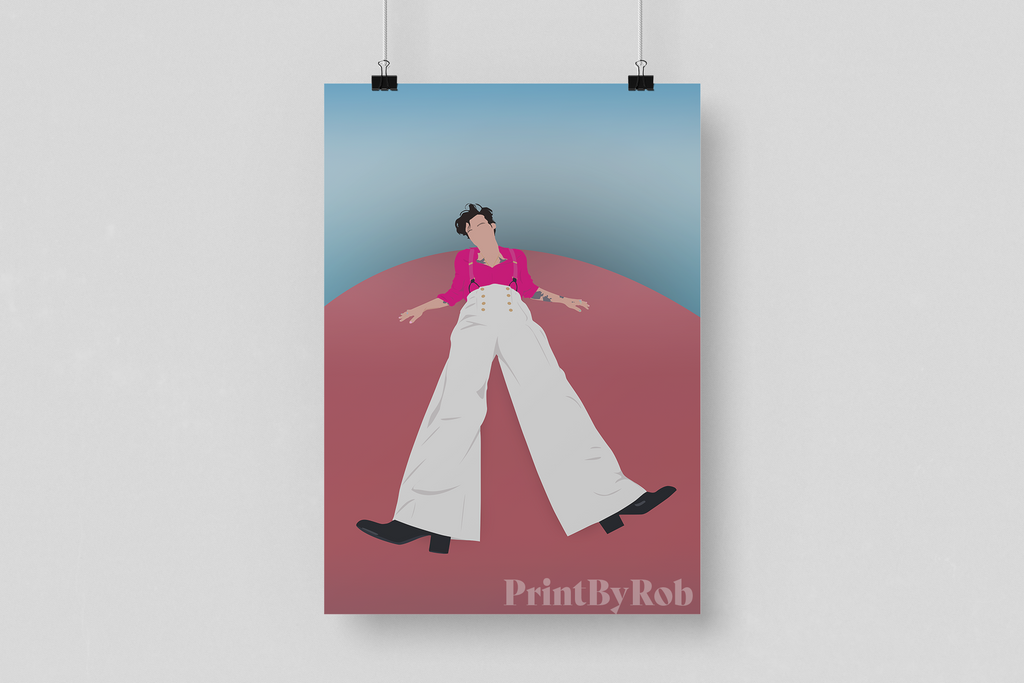 Harry Styles Print - Fine Line Album Cover Poster – Print By Rob